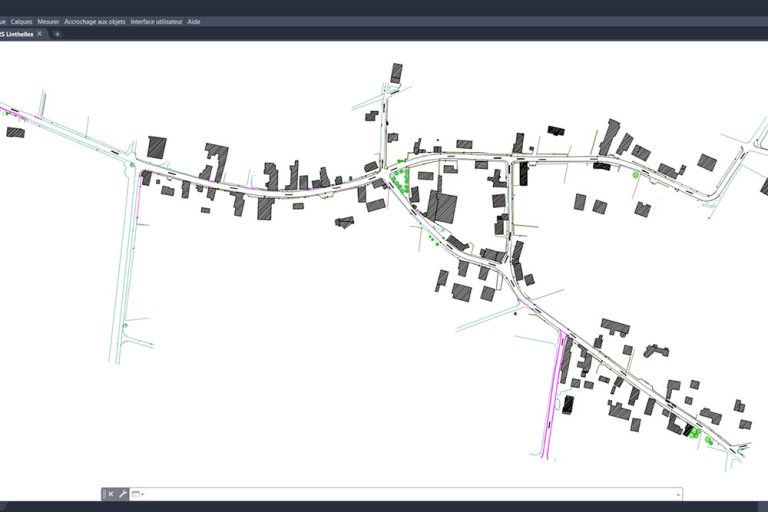 Plan de corps de rue simplifié - Inframap